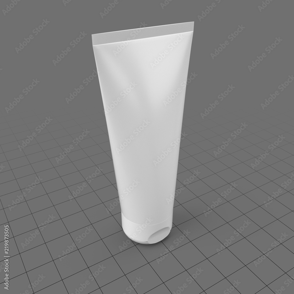 Flip cap cosmetic tube Stock 3D asset | Adobe Stock