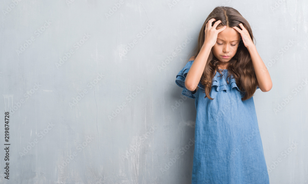 Hispanic Child Thinking