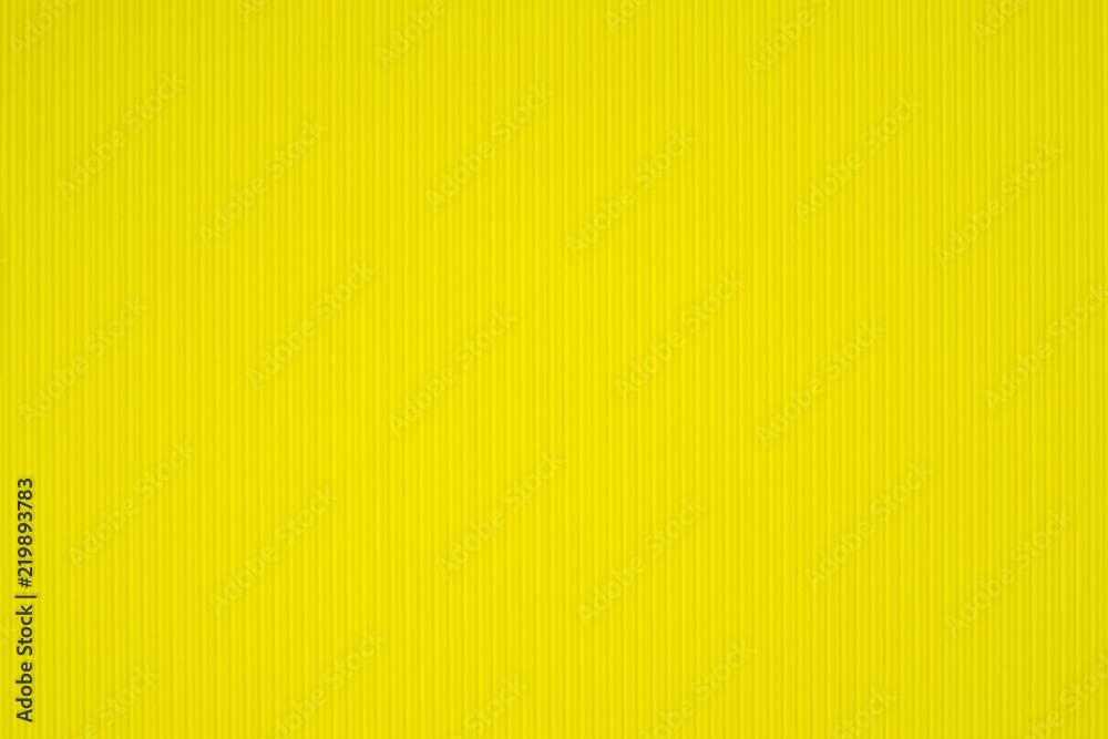 Yellow corrugated paper texture, use for background. vivid colour with ...