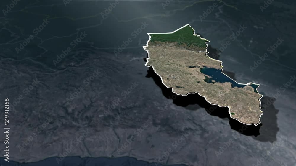 Puno region - Animation Map Regions of Perù Stock Video | Adobe Stock