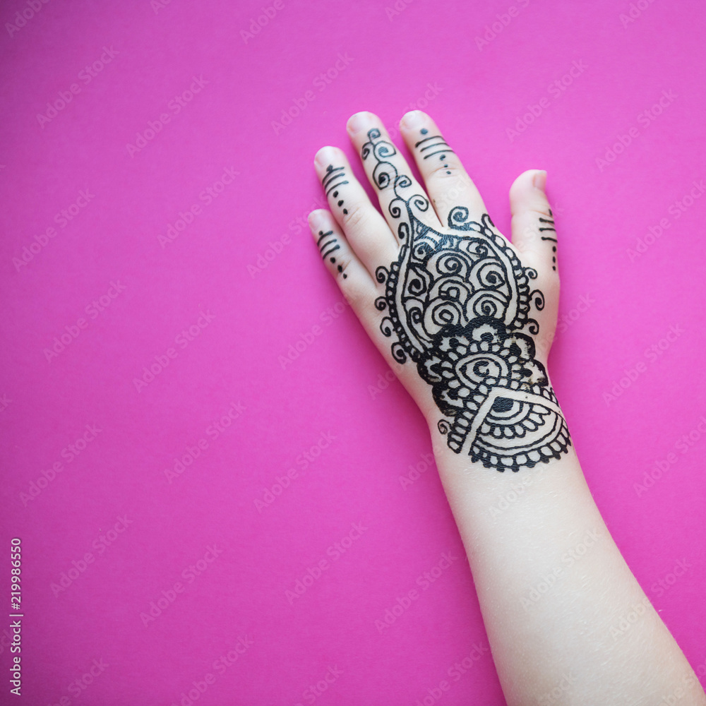 Cute Henna Designs For Kids