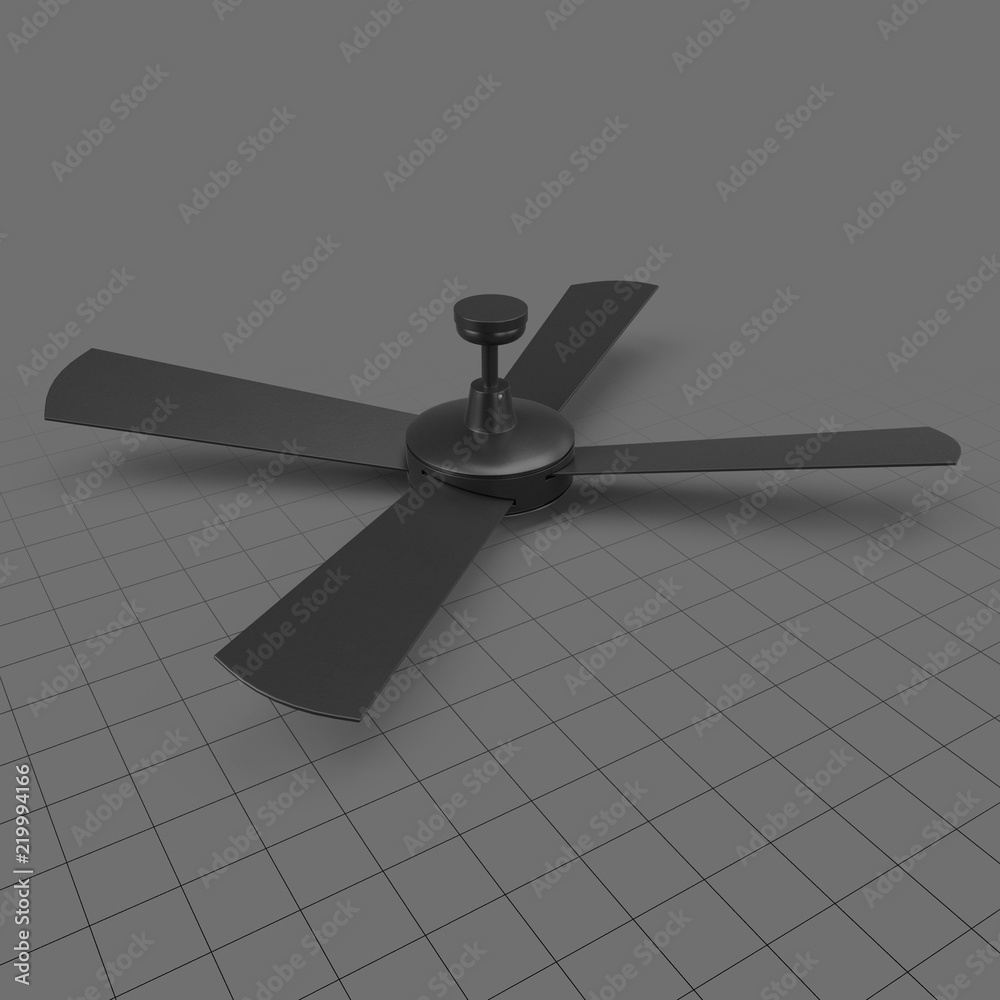 Ceiling fan Stock 3D asset | Adobe Stock