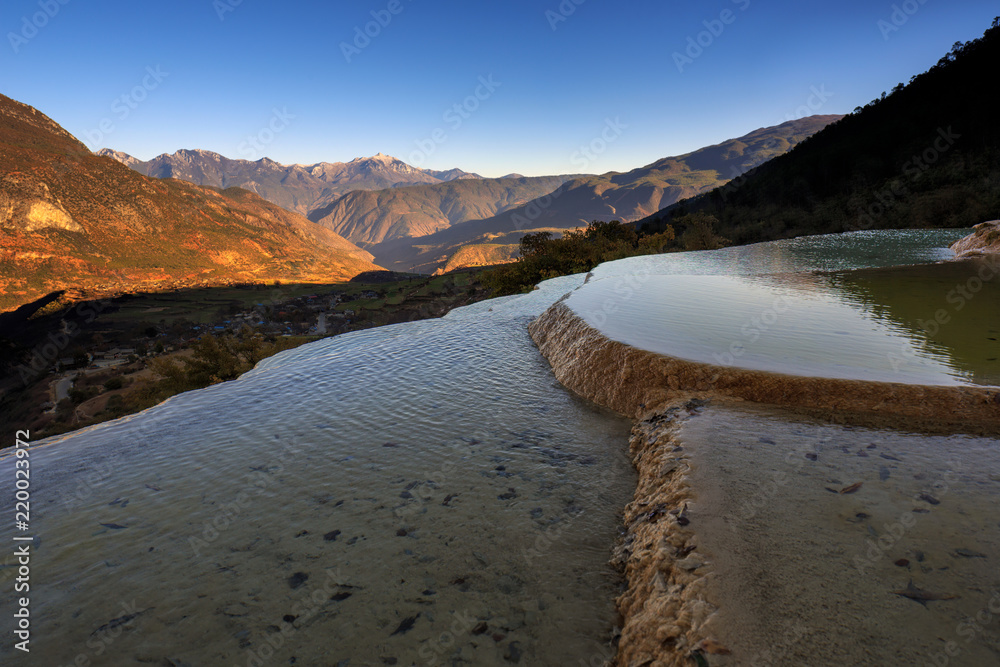 Baishuitai (White Water Terrace), between Shangri-La and Lijiang ...