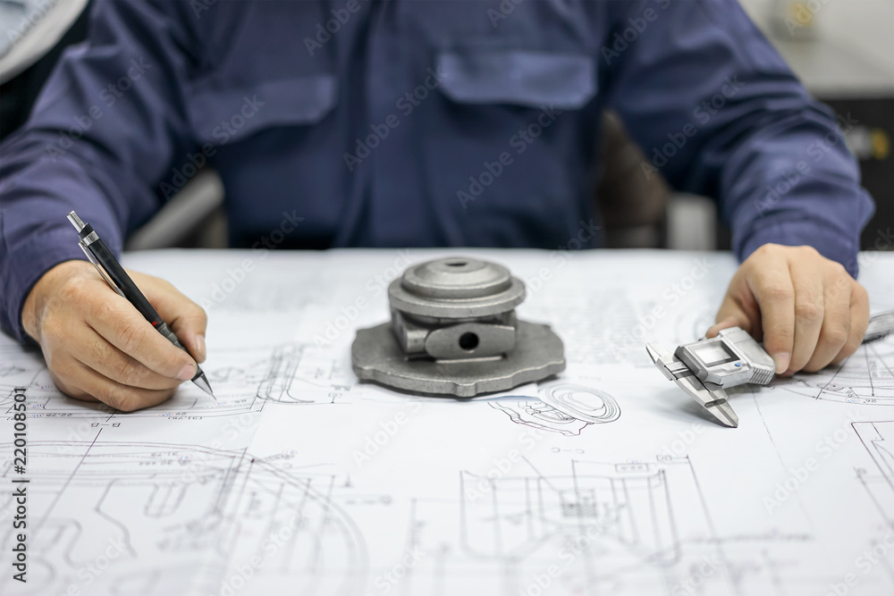 Engineering inspection check dimension automotive parts reference ...