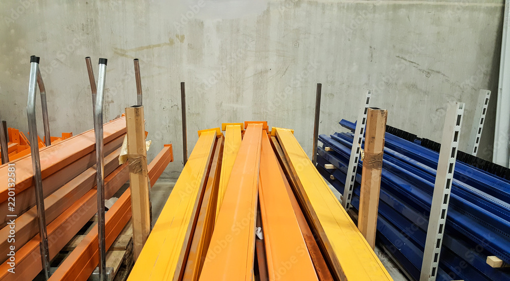 Profiles of rack system Stock Photo | Adobe Stock