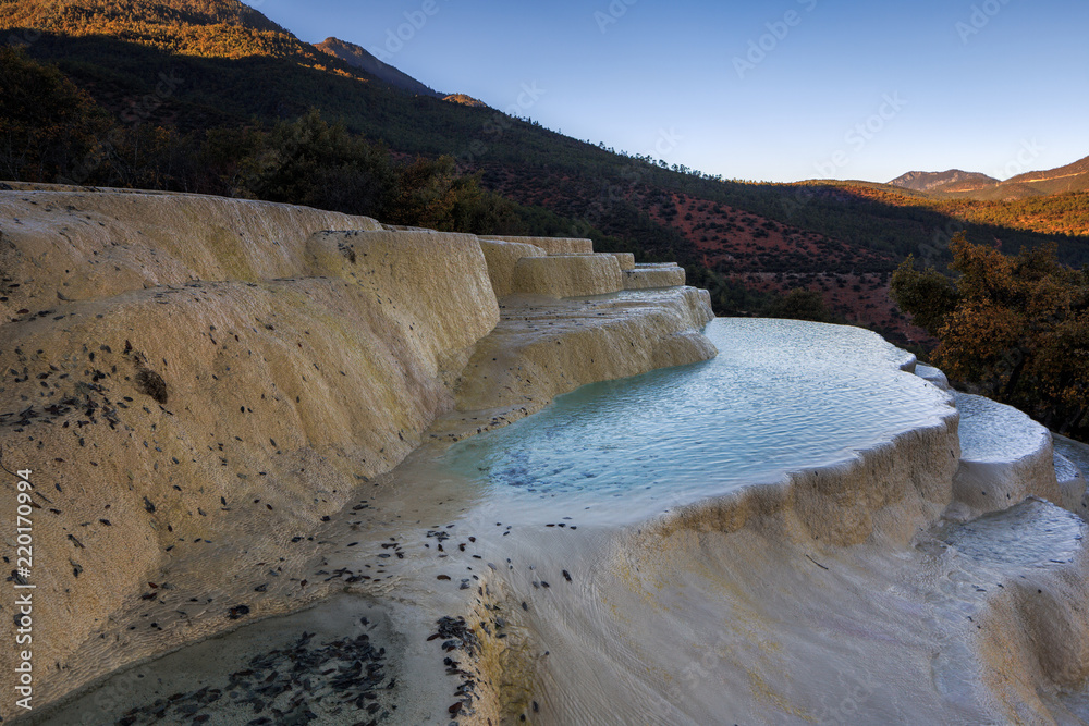 Baishuitai (White Water Terrace), between Shangri-La and Lijiang ...