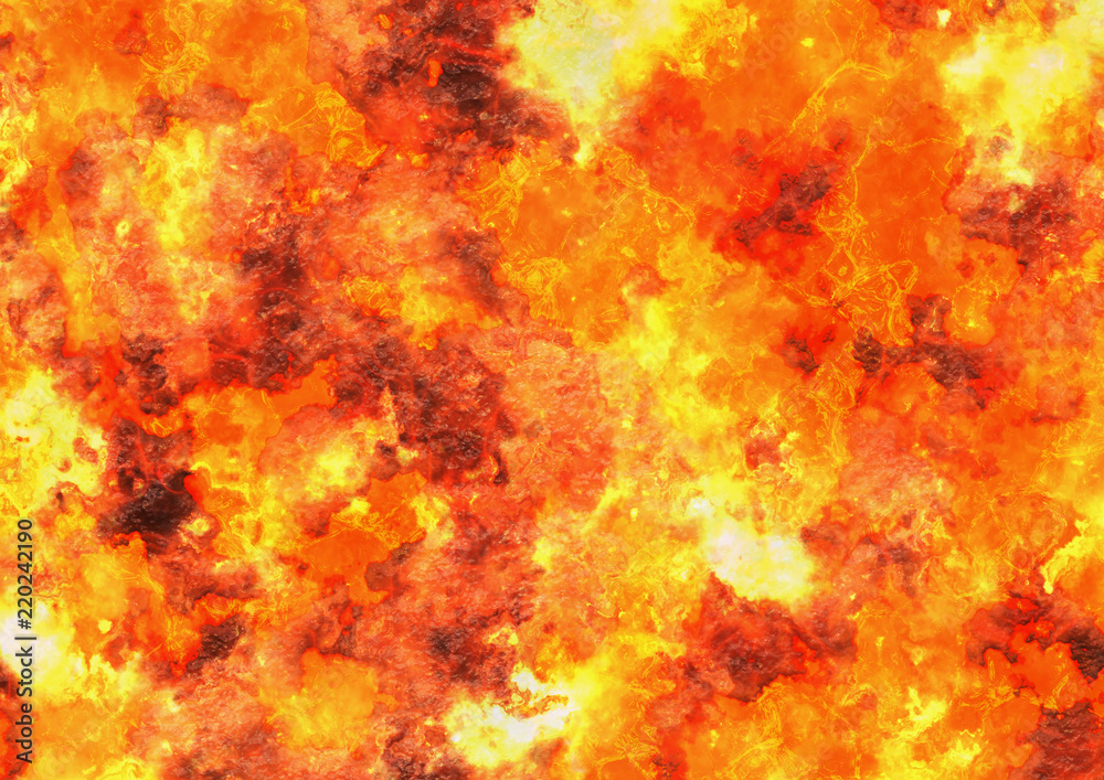 heat red lava texture of eruption volcano Stock Illustration | Adobe Stock