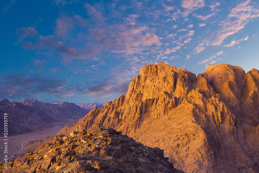 Mount Sinai, Mount Moses in Egypt. Africa. Stock Photo | Adobe Stock