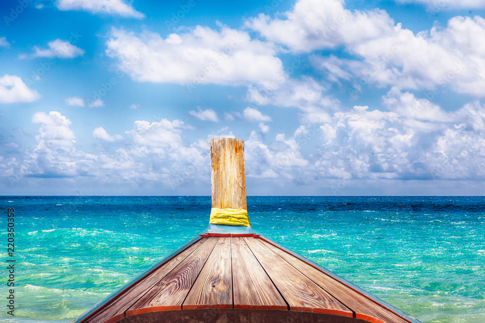 Boat trip to tropical islands from Phuket Stock Photo | Adobe Stock