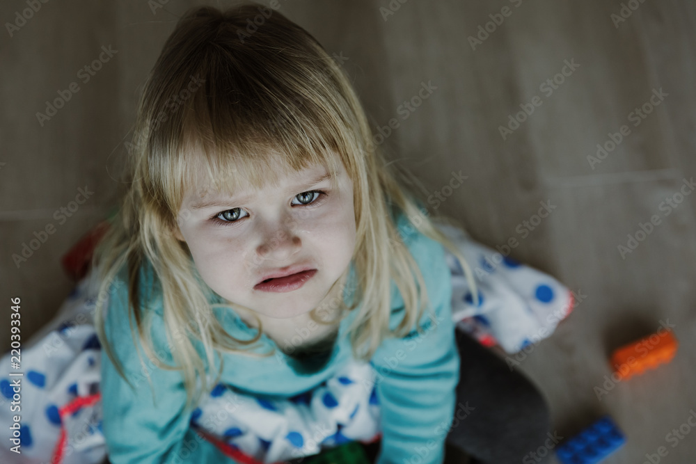 sad crying child, pain, stress, mental issues Stock Photo | Adobe Stock