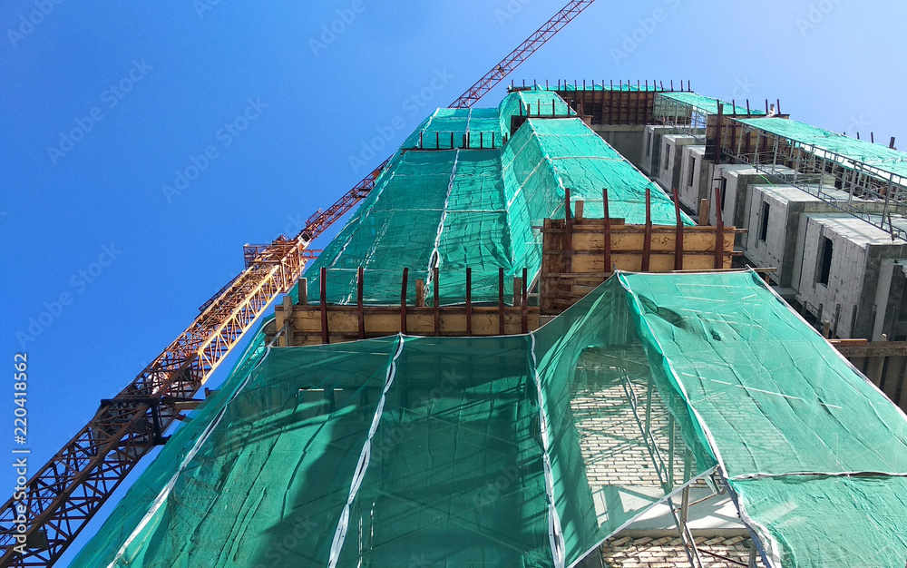 Catch platform or other construction projection from the face of a ...