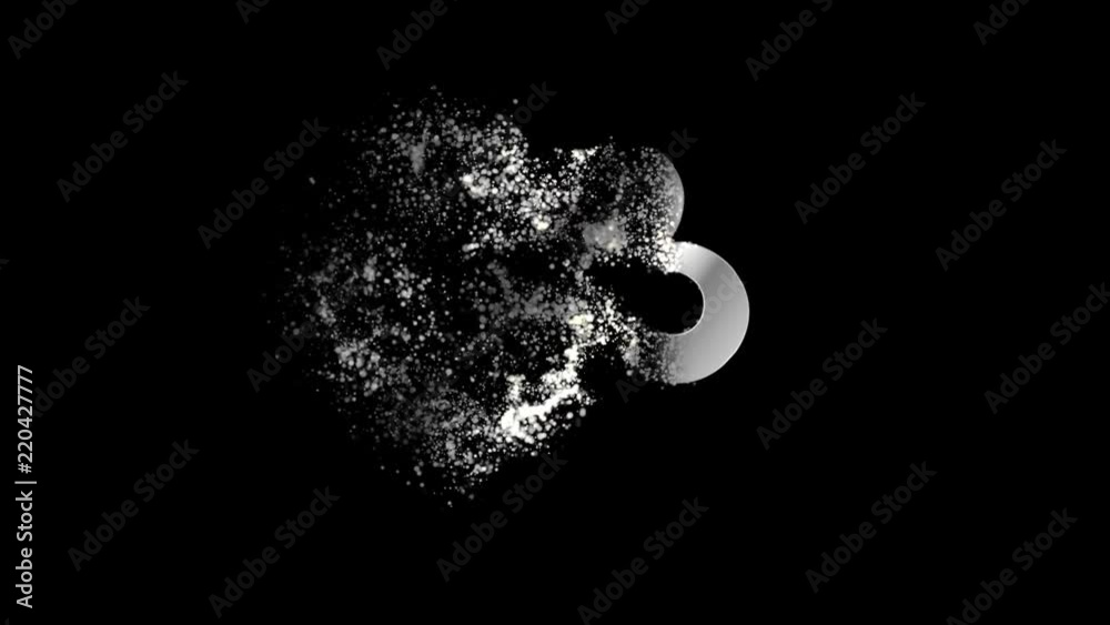AUM Religious symbol Animation, Particle Animation of Religious Icon ...