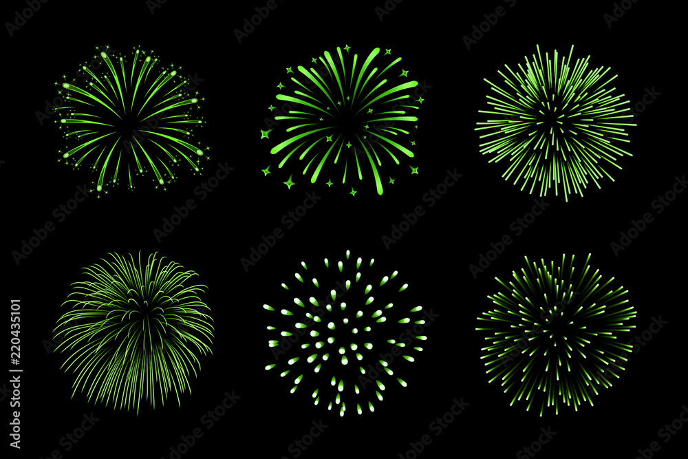 Lime Green Fireworks