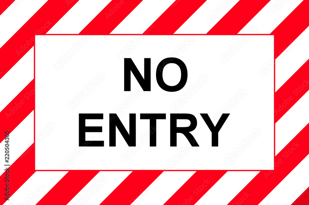 no entry sign safety board Stock Illustration | Adobe Stock