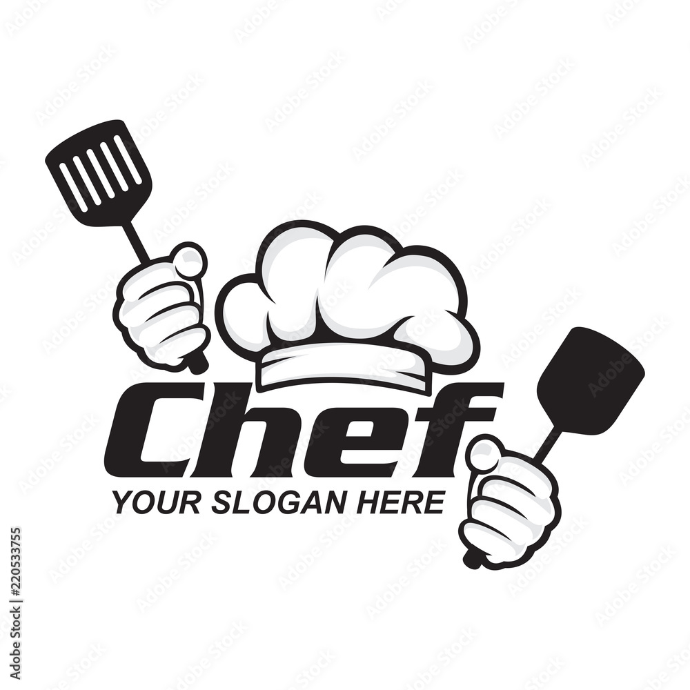 Chef Logo Vector Stock Vector | Adobe Stock
