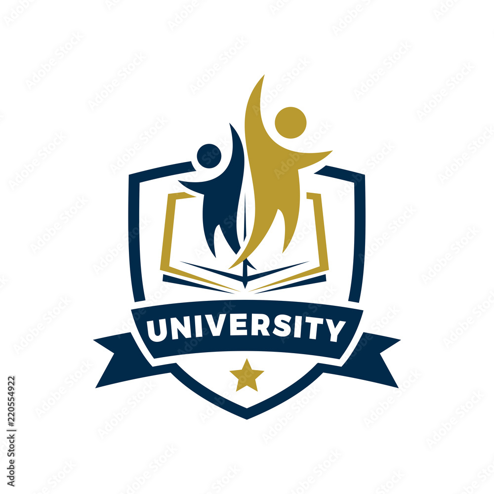 University Logo Vector Stock Vector | Adobe Stock