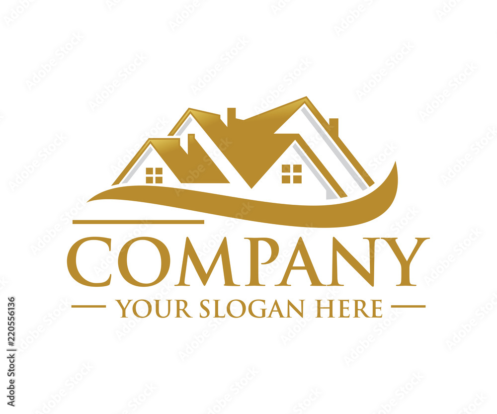 Real Estate, Home, House Logo Stock Vector | Adobe Stock