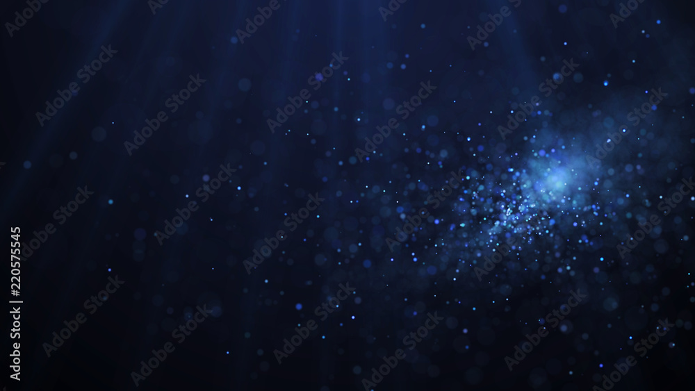 Dust particles. Abstract particle background. Particle explosion. Dots ...