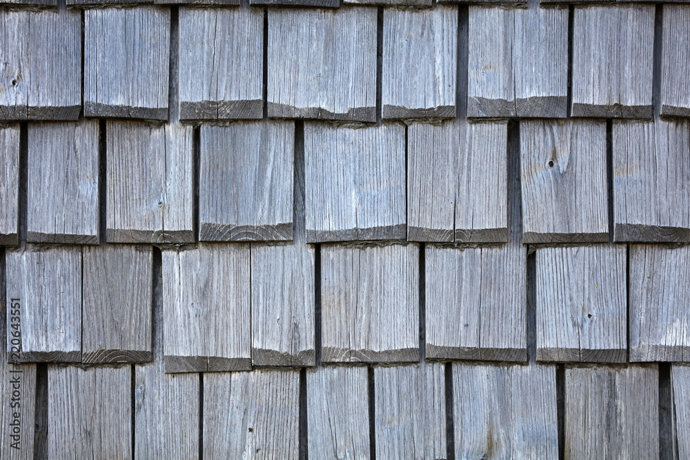 Schindel Dachschindel Holzschindel Holzdach Stock Photo | Adobe Stock