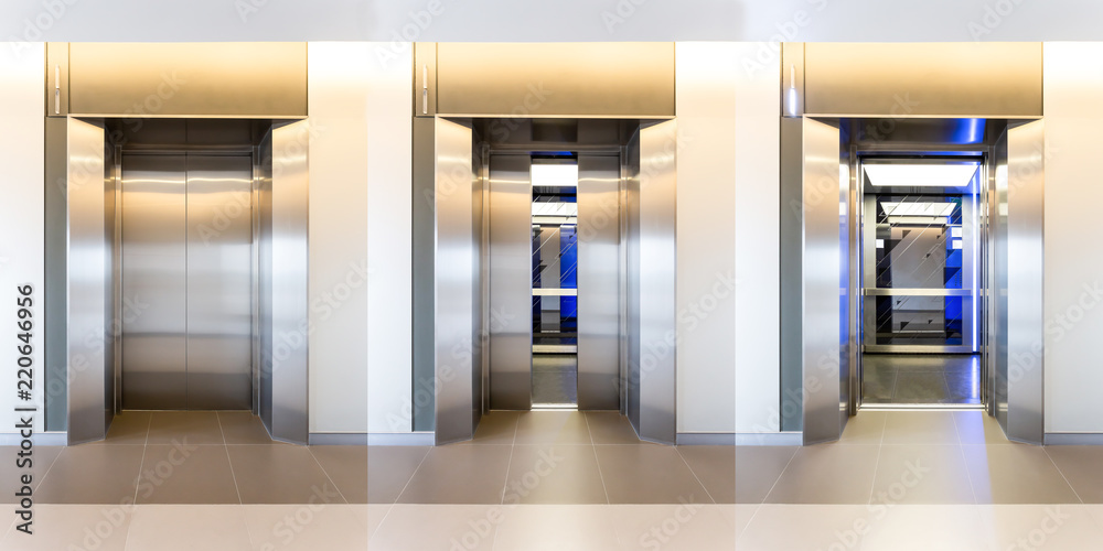 Inside Hotel Elevator