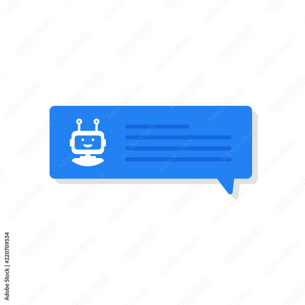 Chatbot banner concept. User chatting with chatbot in mobile ...