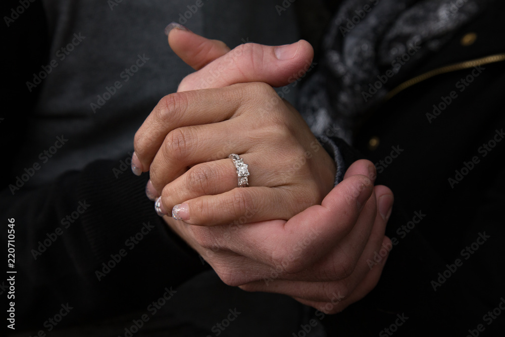 Beautiful Couple Holding Hands