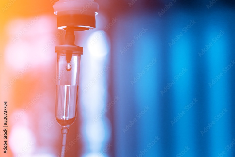 Set iv fluid intravenous drop saline drip hospital room,Medical Concept ...