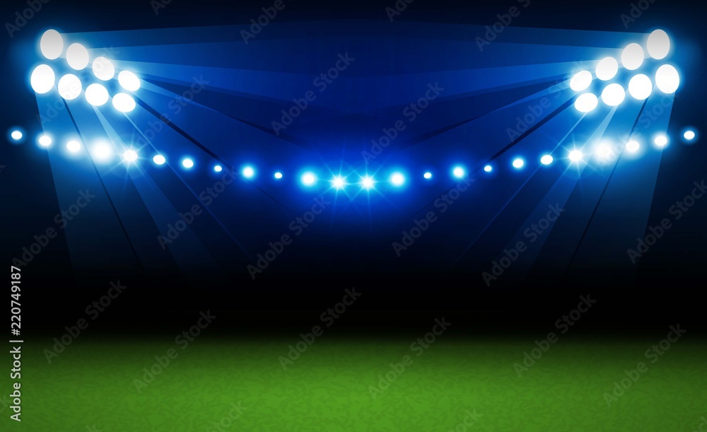 Stadium Lights Vector