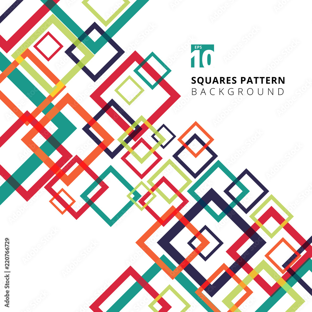 Colorful Abstract Border Design