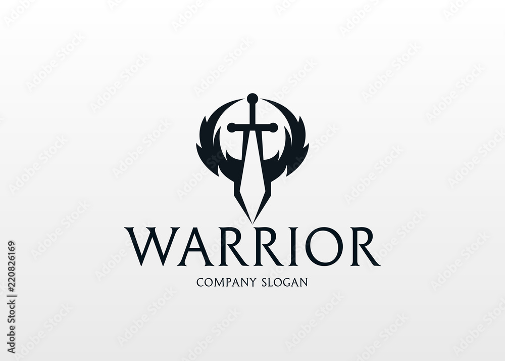 Sword Logo. Modern Sword logo design template for a businesses and ...