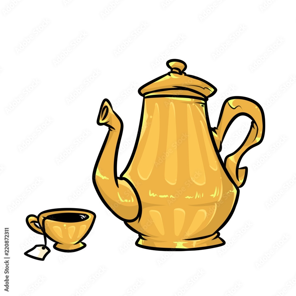 Teapot Cartoon