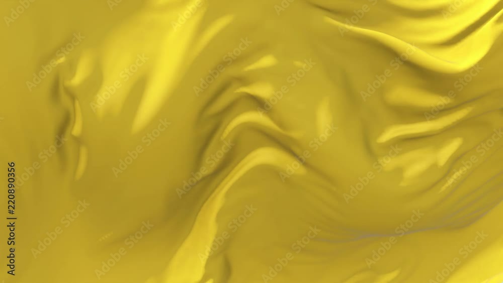 305. Gold Flag Waving in Wind Slow Motion Animation . 4K Realistic ...