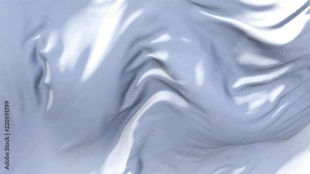 308. White Flag Waving in Wind Slow Motion Animation . 4K Realistic ...