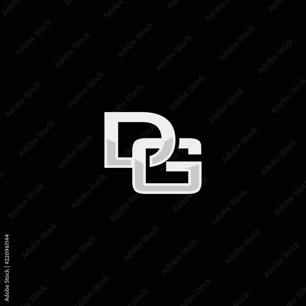 DG initial logo vector Stock Vector | Adobe Stock