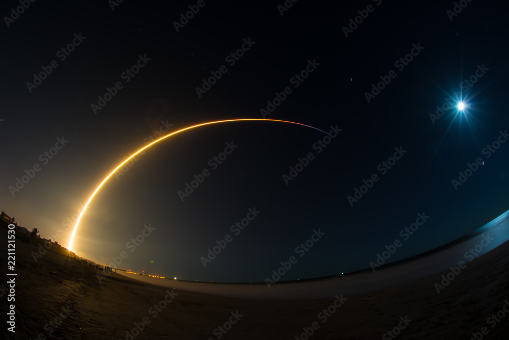 SpaceX's 50th Falcon 9 rocket launches from Cape Canaveral, Florida, as ...