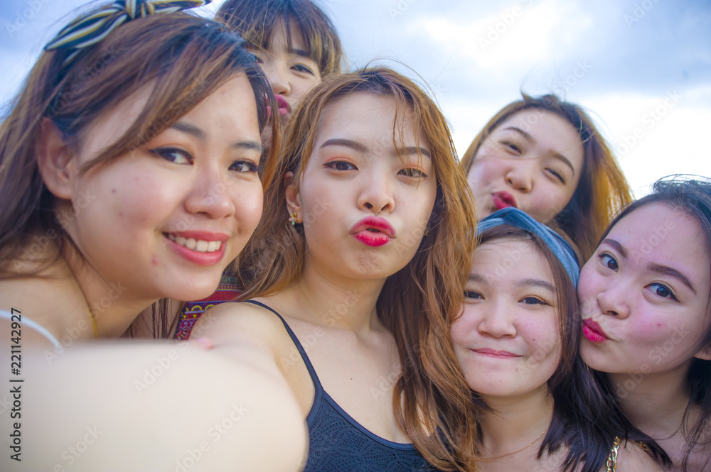 Group Of Chinese Women