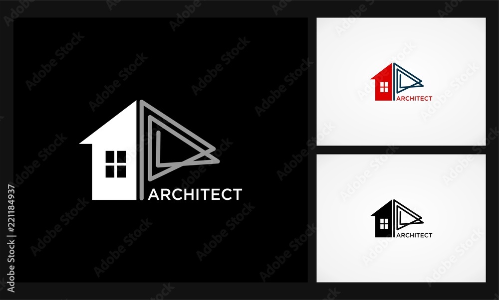 architect icon logo Stock Vector | Adobe Stock