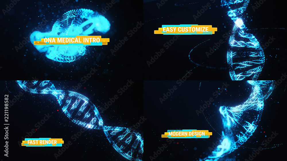 DNA Title Sequence Stock Template | Adobe Stock