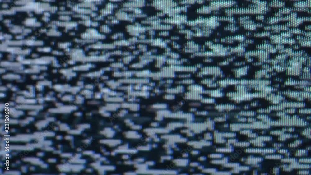 Static noise of flickering detuned TV screen. Stock. TV noise ...