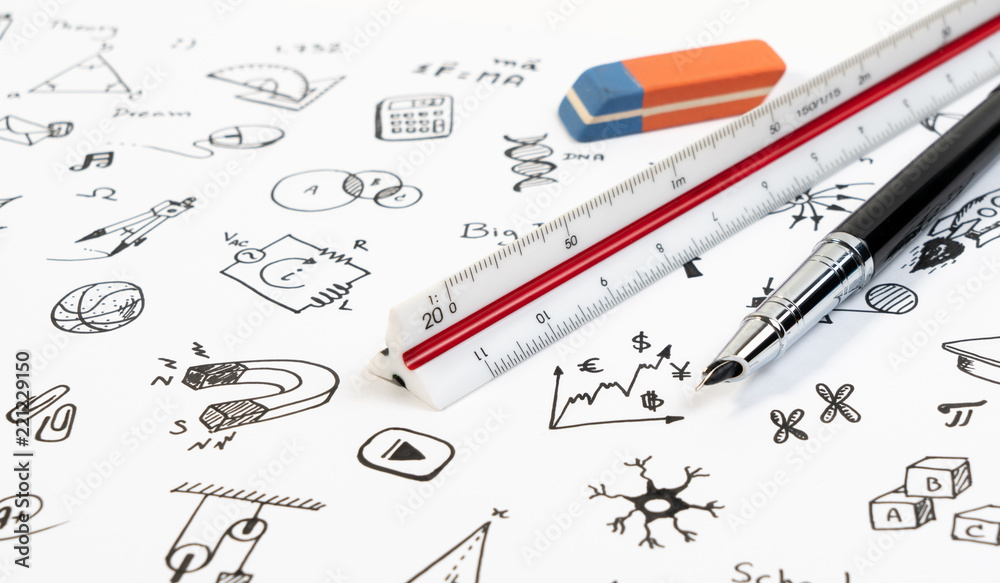 STEM education background concept. STEM - science, technology ...