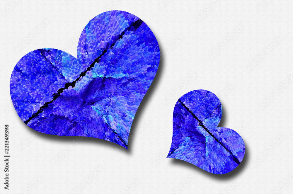 Two Blue Hearts