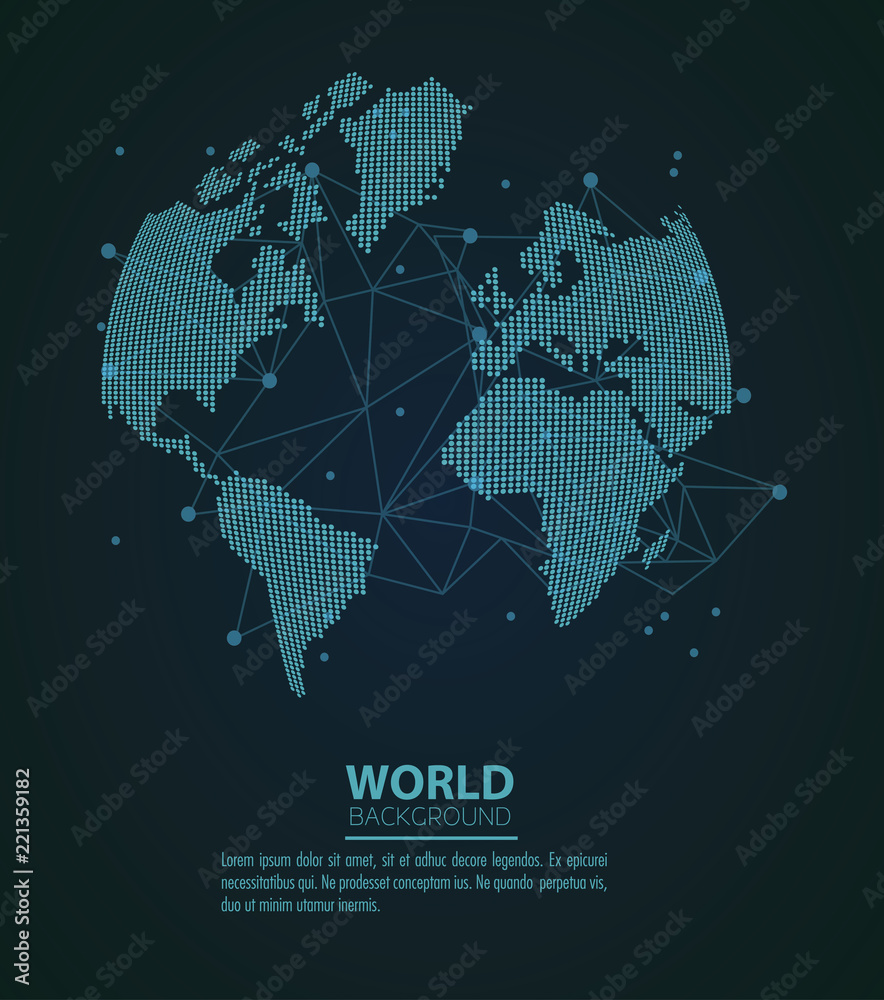 World modern background Stock Vector | Adobe Stock