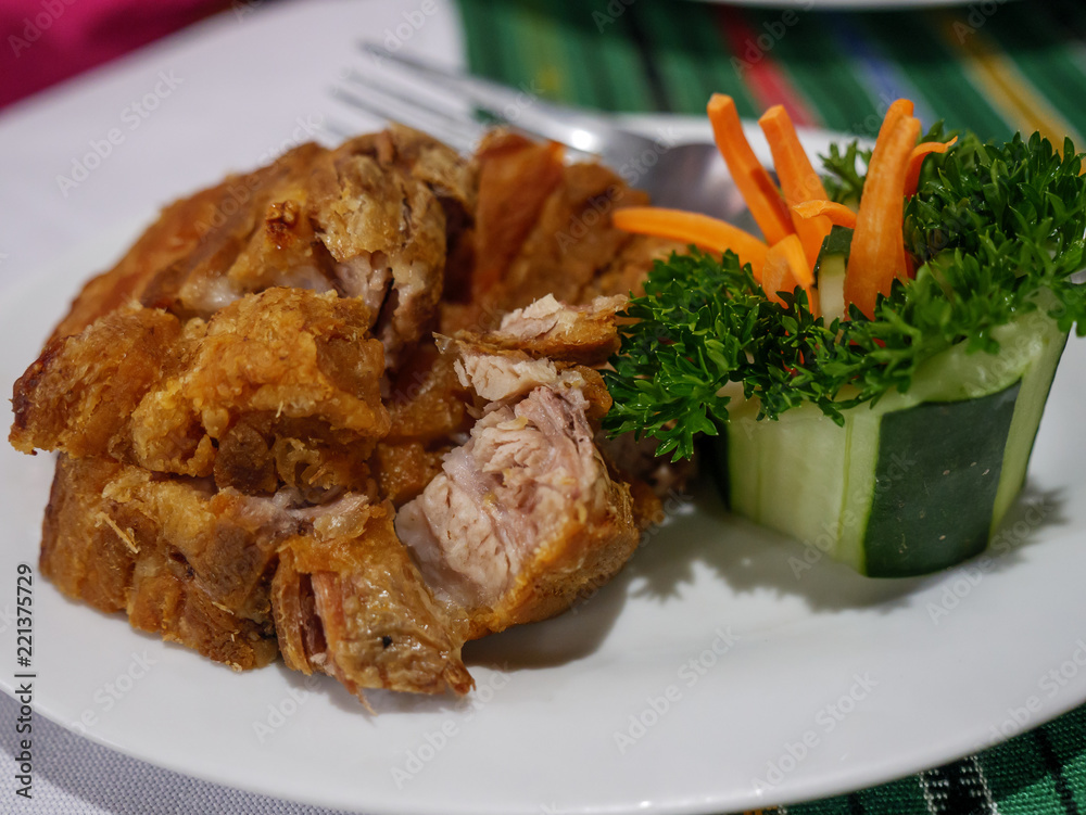 Traditional Filipino Food - Lechon Kawali Stock Photo | Adobe Stock