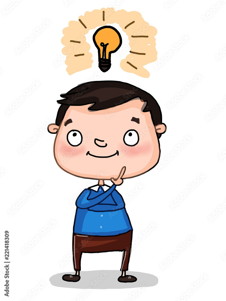 Student Thinking Clip Art