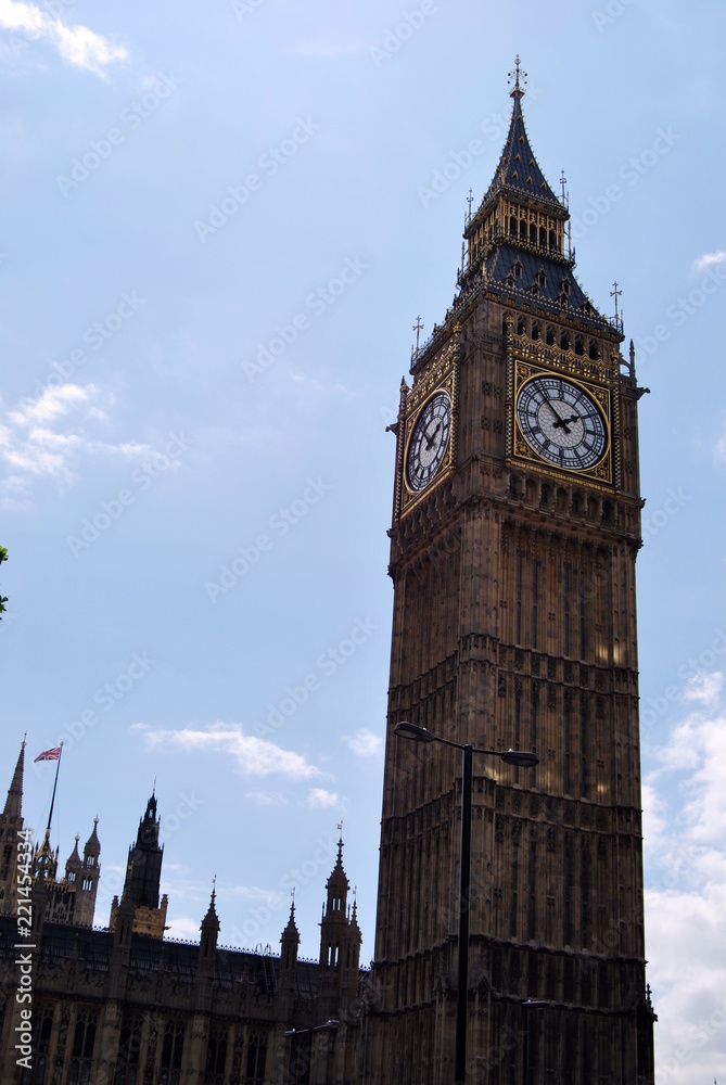 Big Ben Clock Tower, City of London, England Stock Photo | Adobe Stock