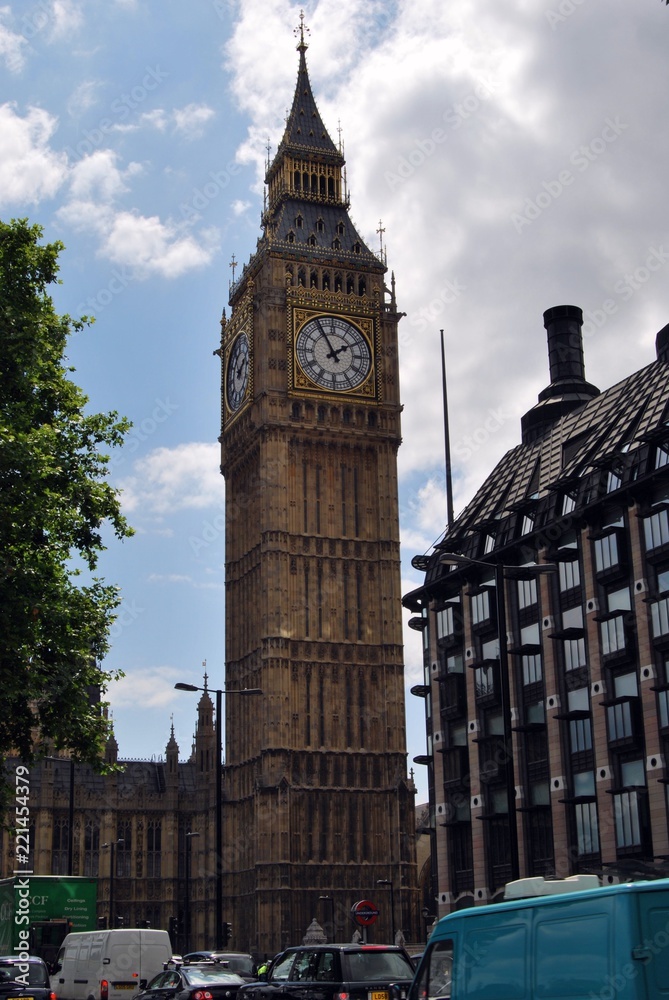 Big Ben Clock Tower, City of London, England Stock Photo | Adobe Stock