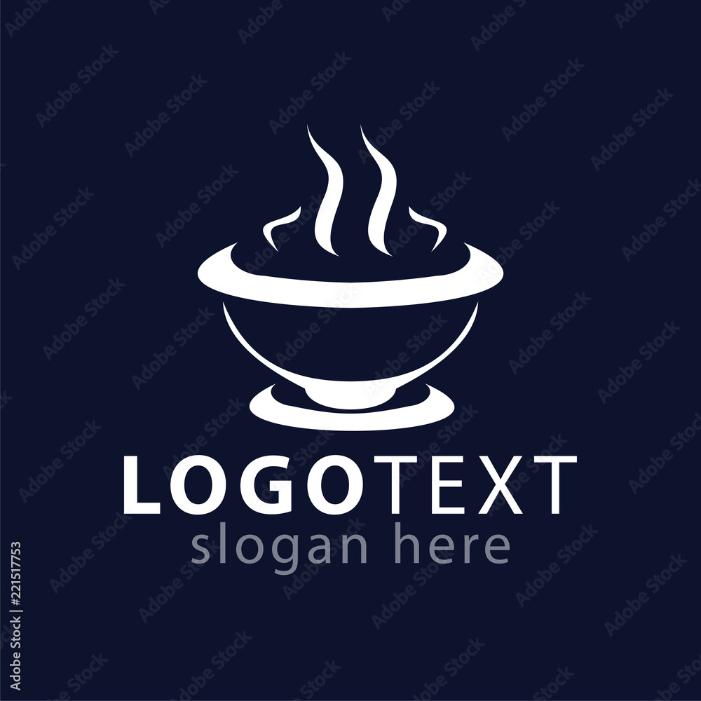 bowl logo icon vector template Stock Vector | Adobe Stock