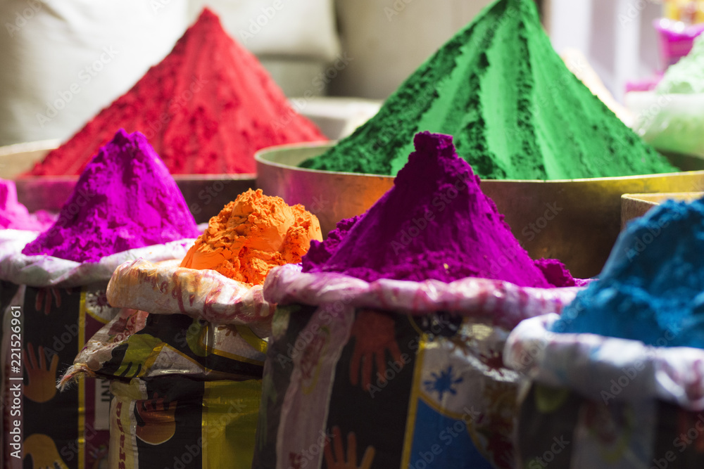 holi colours Stock Photo | Adobe Stock