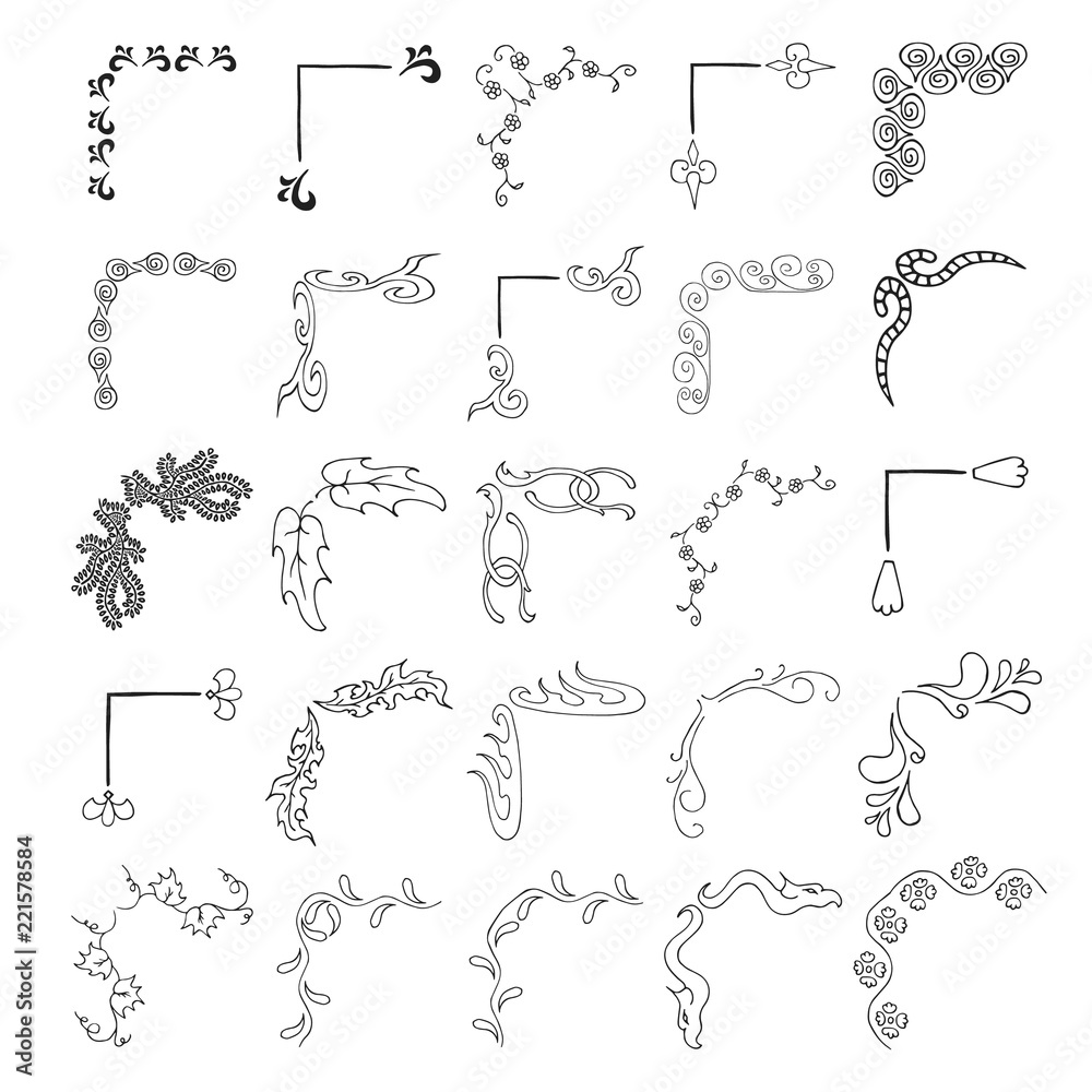 Simple Decorative Corner Border