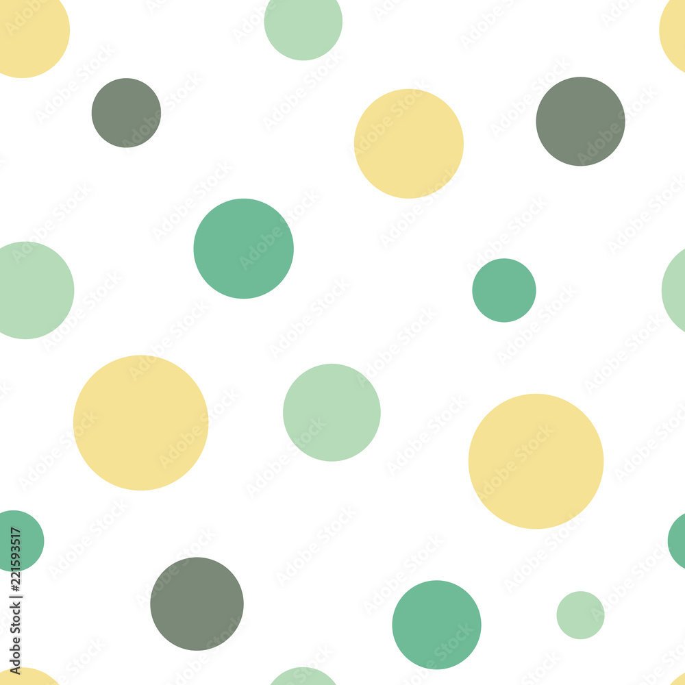 Yellow And Gray Polka Dot Background